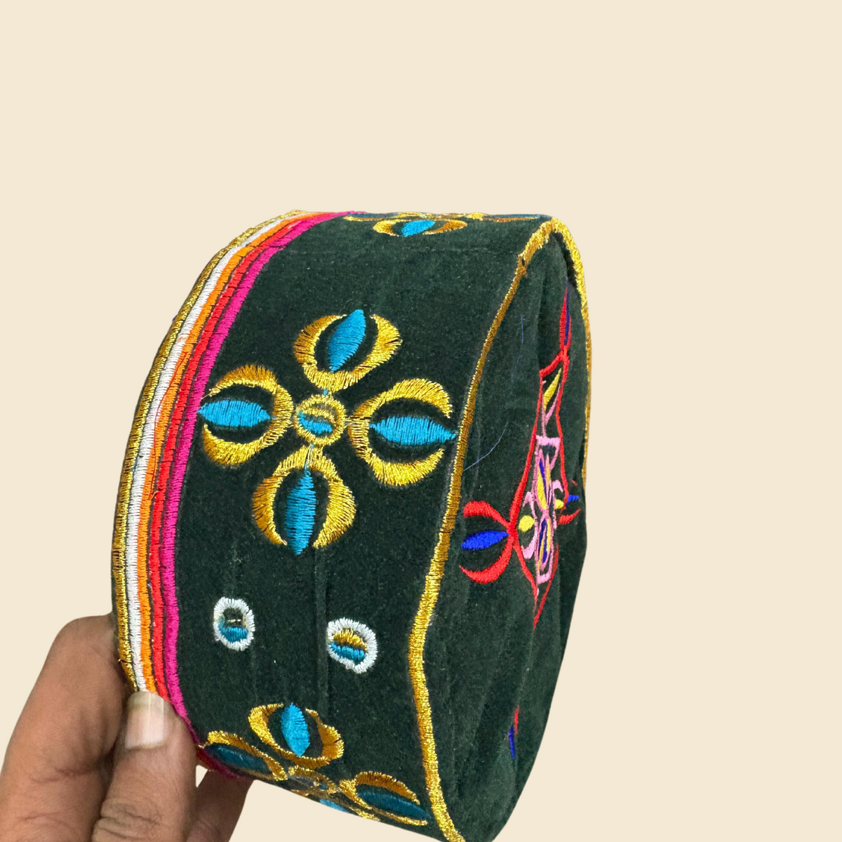 Traditional Shyade (Tamang Tagi) Woolen Cap – Authentic Nepali Headgea ...